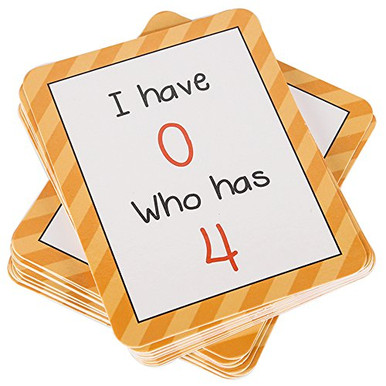 Richardy 21Pcs/Set Digital English I have Who has+Number Kids English ...
