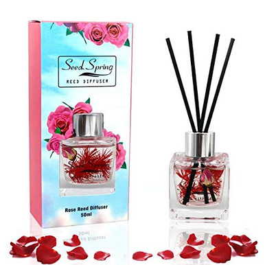 Seed Spring Reed Diffuser Rose Home Fragrance Oil Reed Diffuser Set ...