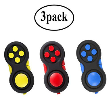 glacely 3pack Fidget Pad 9 Fidget Features Perfect for Skin Picking ADD ...