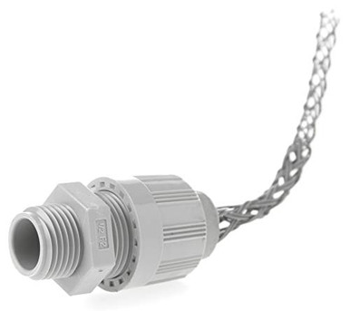 Woodhead 5542NM Cable Strain Relief Grip Locknut Straight Male Max Loc ...