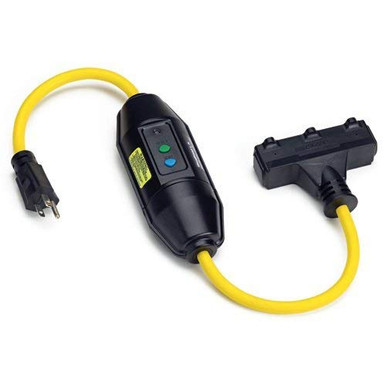 Woodhead 15050-3TTA Super-Safeway GFCI Molded Plug and Tri-Tap ...