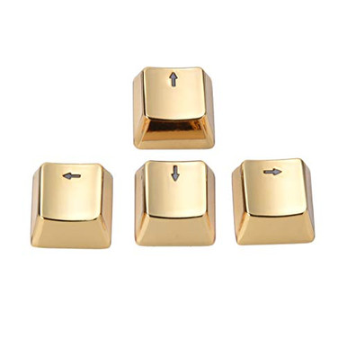 WESAPPINC Metal Keycap QWERASDF 8 Key Cap for Cherry MX Switches and ...