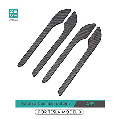 ZENIX Tesla Model 3 Door Handle Cover Wrap Kit Protector Sticker Decal ...