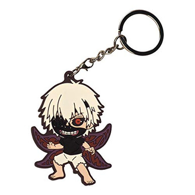 COSAUG Tokyo Ghoul Keychain with Ken Kaneki Figure Pendant ...