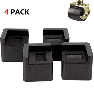 MEETWARM 3 Inch U Shape Bed Risers for Wheels Casters Furniture Riser ...