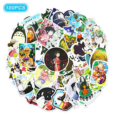 Japan Miyazaki Hayao Anime Stickers 100 Pcs Totoro Spirited Away ...