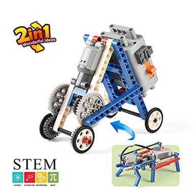 duturpo STEM Building Blocks for Kids 2 in 1 Educational Building ...