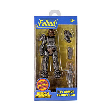 Just Toys LLC Fallout Mega Merge Series 1 T 60 Armor - Warehousesoverstock