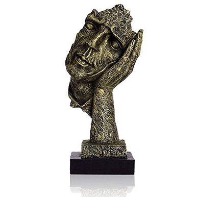 Lependor Abstract and Creative Desk Decorations The Thinker Statue Hand ...