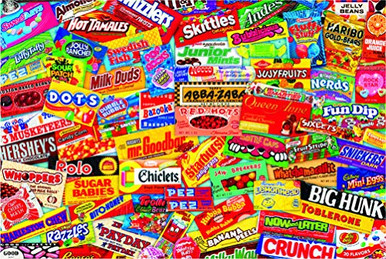 OPATER Jigsaw Puzzle 1000 Piece Candy Puzzle Large Puzzle Game Artwork ...