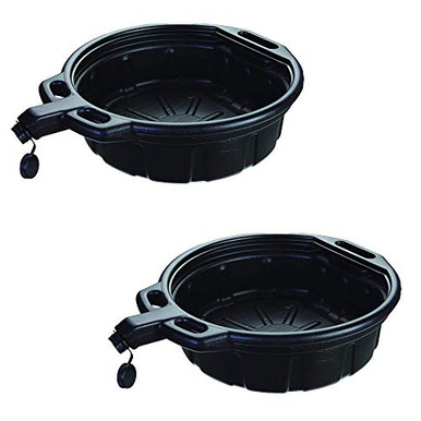 GROZ 41960 4 1 4 Gallon Portable Oil Drain Pan with Spout Cap Catch ...