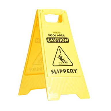 Swimming Pool Caution Warning Safety Floor Sign Pool Area Caution ...