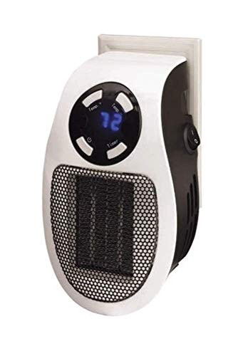 Soleil Ceramic Personal Wall Space Heater Thermostat Portable Small ...