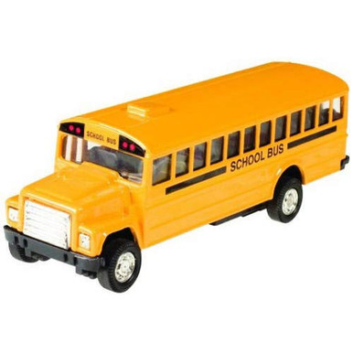 MB WOLVERINE GS021986 Grin Studios Die Cast Pull Back School Bus ...