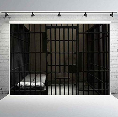 Planck 7x5ft Prison Cell Bars Photography Background for Police ...