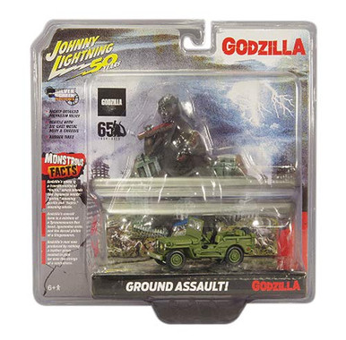 Johnny Lightning Godzilla Silver Screen Series Façade Diorama Japan ...