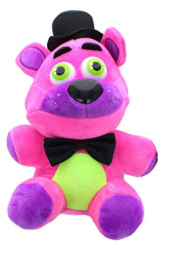 Toynk Five Nights at Freddy s 10 Inch Plush Neon Pink Freddy ...