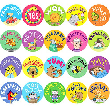 Youngever 2000 Pack Reward Stickers for Teachers Animal Cartoon ...