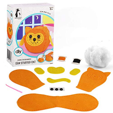 Koltose by Mash Sew Mini Cat Craft Kit for Kids Sew and Stuff Mini Pet ...