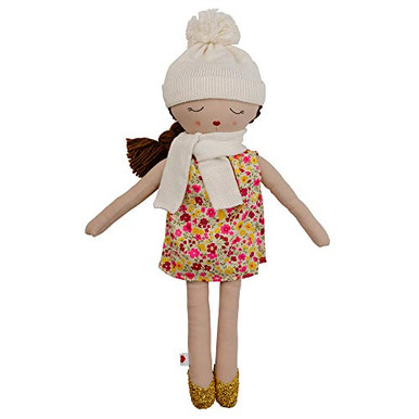 Hearts of Yarn Plush Hailey Outdoor Doll for Girls Soft Sleeping Cuddle ...