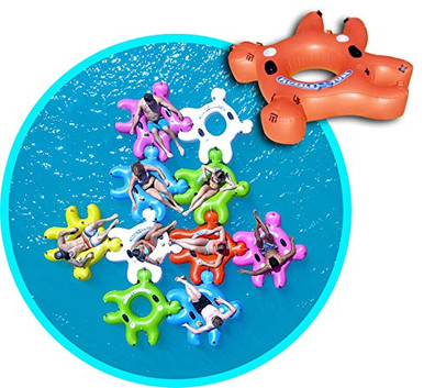 Fluzzle Tube 2 0 Interlocking Inner Tubes for Floating Rivers Lakes or ...