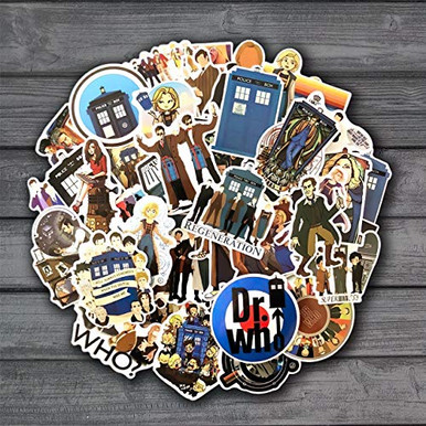50Pcs Doctor Who Tardis Stickers Sets Anime Sticker Lot for Laptop ...