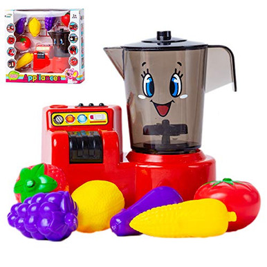 NIMU Smoothie Pretend Play Juice Blender Kitchen Play Set Premium ...