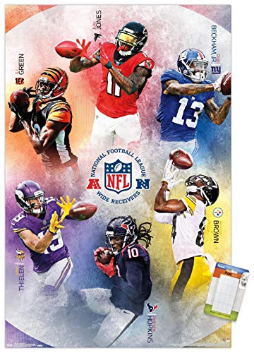 Trends International Poster Mount NFL League - Receivers, 22.375" x 34 ...