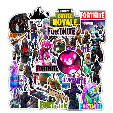 Gaming Stickers for Fortnite Pack 50pcs Cute Anime Sticker for Kids ...