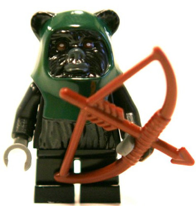 Lego Star Wars Tokkat Ewok Minifigure with Bow and Arrow ...