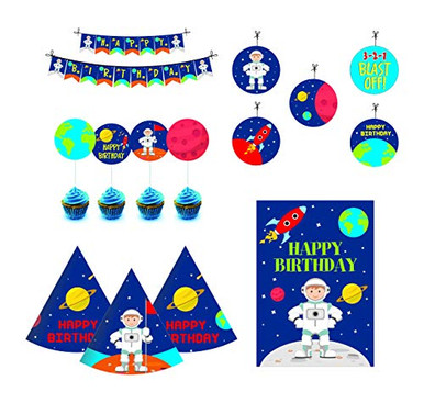 Kids Space Themed Birthday Party Decorations Kids Birthday Decorations ...