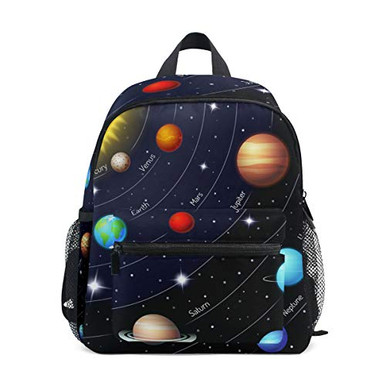MOFEIYUE Kids Backpack Universe Galaxy Solar System School Bag ...