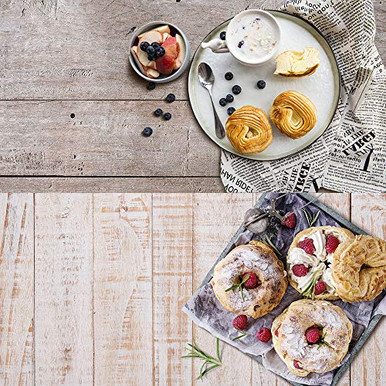 Evanto 22X35 Inch 2 in 1 Food Photography Backdrop for Foodies and ...