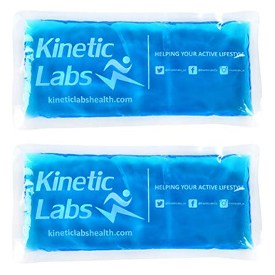 Gel Ice Packs for Injuries by Kinetic Labs 2 Pack Reusable Ice Pack for ...