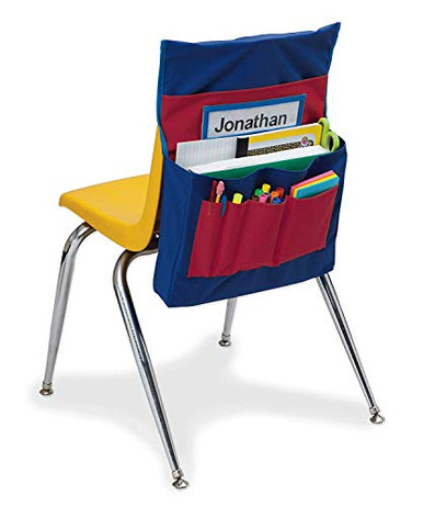 Chair Pockets Chair Back Organizer NeatSeat Classroom Chair Organizer ...