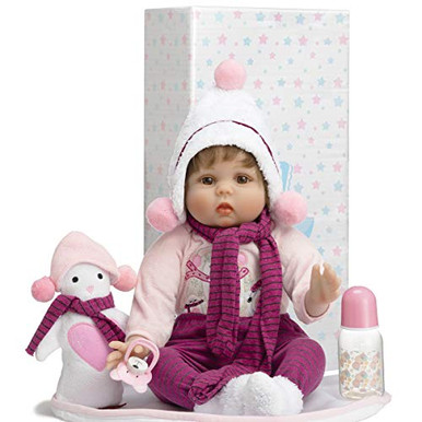 AcozyHom Lifelike Reborn Baby Doll 22 Inch Soft Realistic Silicone ...