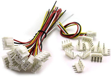 Magic&Shell 10 Sets 3.96mm VH Plug Cable Single Head 4Pin Terminal Wire Medical Devices Wire LED ...