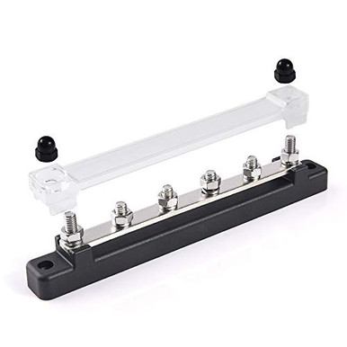 MNJ Motor 4 Terminal Bus Bar Cover Ground Distribution Block Car Boat ...