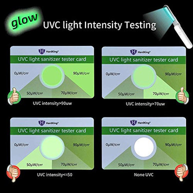 UV C Test Card Quickly Detect UV C Measures Intensity Sensor Indicator ...