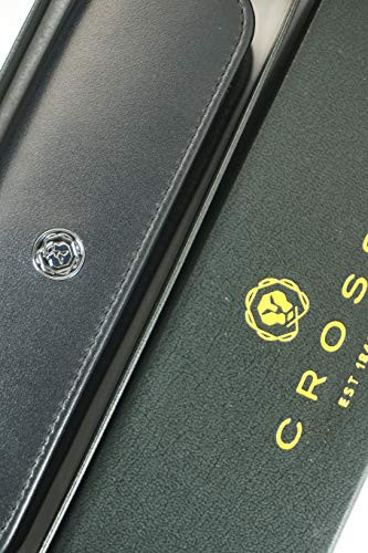 A T Cross Limited Collection Full Grain Genuine Leather Zip Round Pen ...