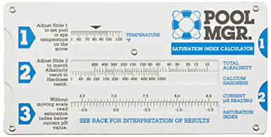 LaMotte 1506 Saturation Index Calculator Pool Manager - Warehousesoverstock