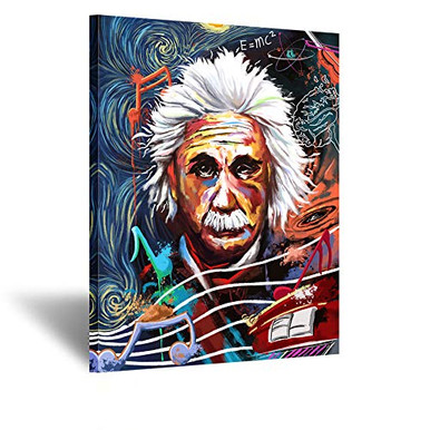 Kreative Arts Albert Einstein Wall Art Portrait Oil Paintings Prints on ...