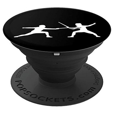 Fencing with fencer PopSockets Grip and Stand for Phones and Tablets ...