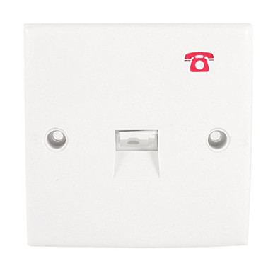 Uxcell UK BT RJ11 6P4C Telephone Outlet Socket, 3meter 10 Foot for ...