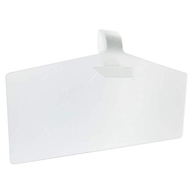 50 Clear Plastic Wire Shelf Label Holders for Adhesive Labels ...