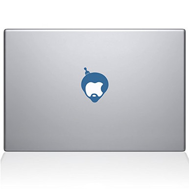 The Decal Guru 2054 MAC 15P LB Afro Apple Logo Decal Vinyl Sticker ...