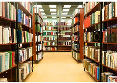 YongFoto 8x6ft Bookstore Backdrop for Photography School Library ...