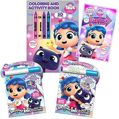 True and The Rainbow Kingdom No Mess Activity Book 4 Pack 2 Imagine Ink ...