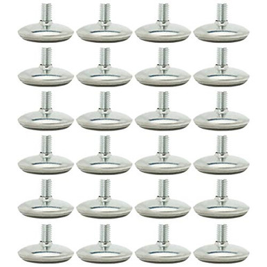 uxcell M6 x 10 x 30mm Furniture Glide Leveling Feet Adjustable Leveler ...