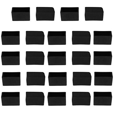 uxcell PVC Table Leg Cap End Tip Feet Cover Furniture Glide Floor ...